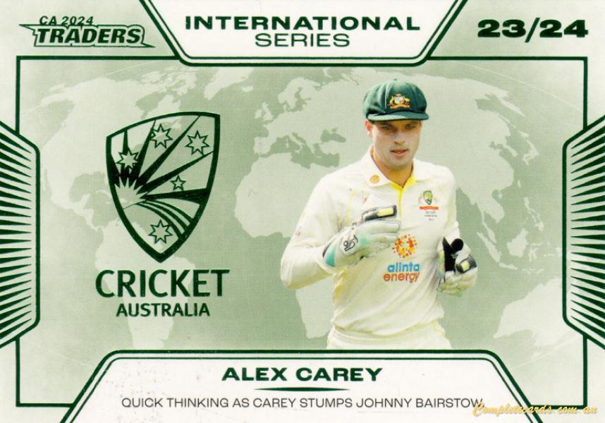 2024-25 Cricket Traders - International Series - IS 06 - Alex Carey - – Dave and Jazzy's ...