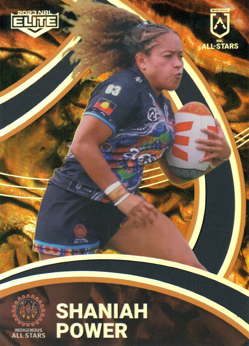 2023 NRL Elite All Stars - AS 07 - Shaniah Power - Indigenous All Star – Dave and Jazzy's ...