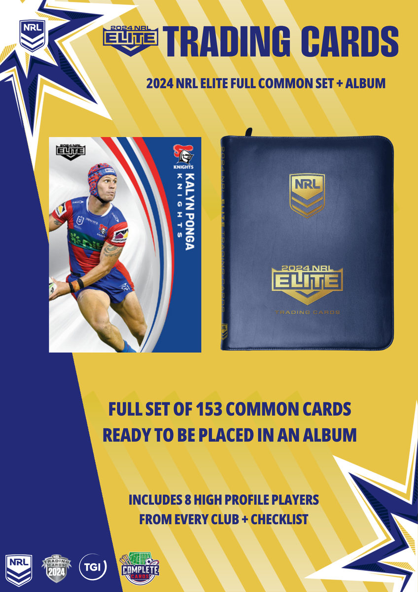 2024 NRL ELITE COMMON SET + ALBUM – Dave and Jazzy's Collectables