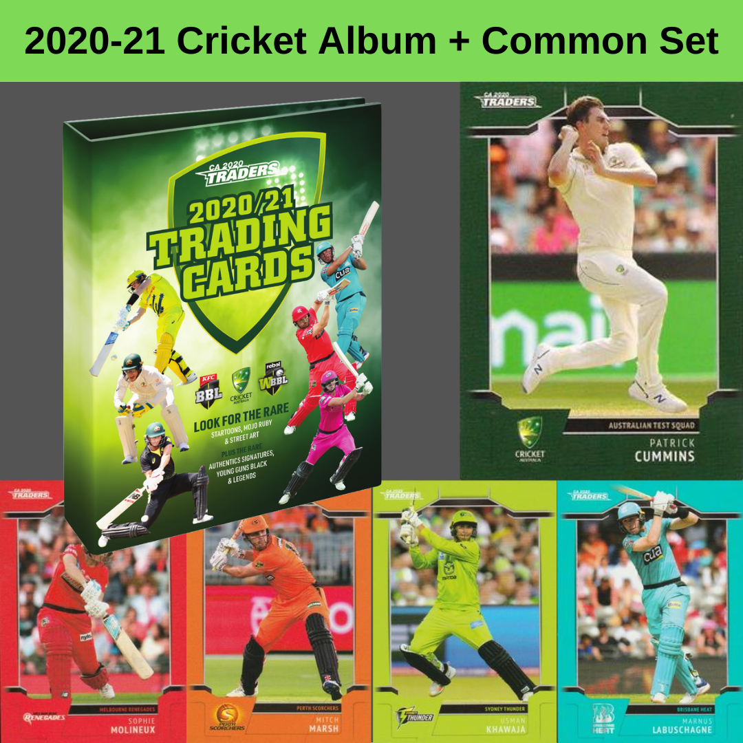 2020-21 Cricket Common Set + Album – Dave and Jazzy's Collectables