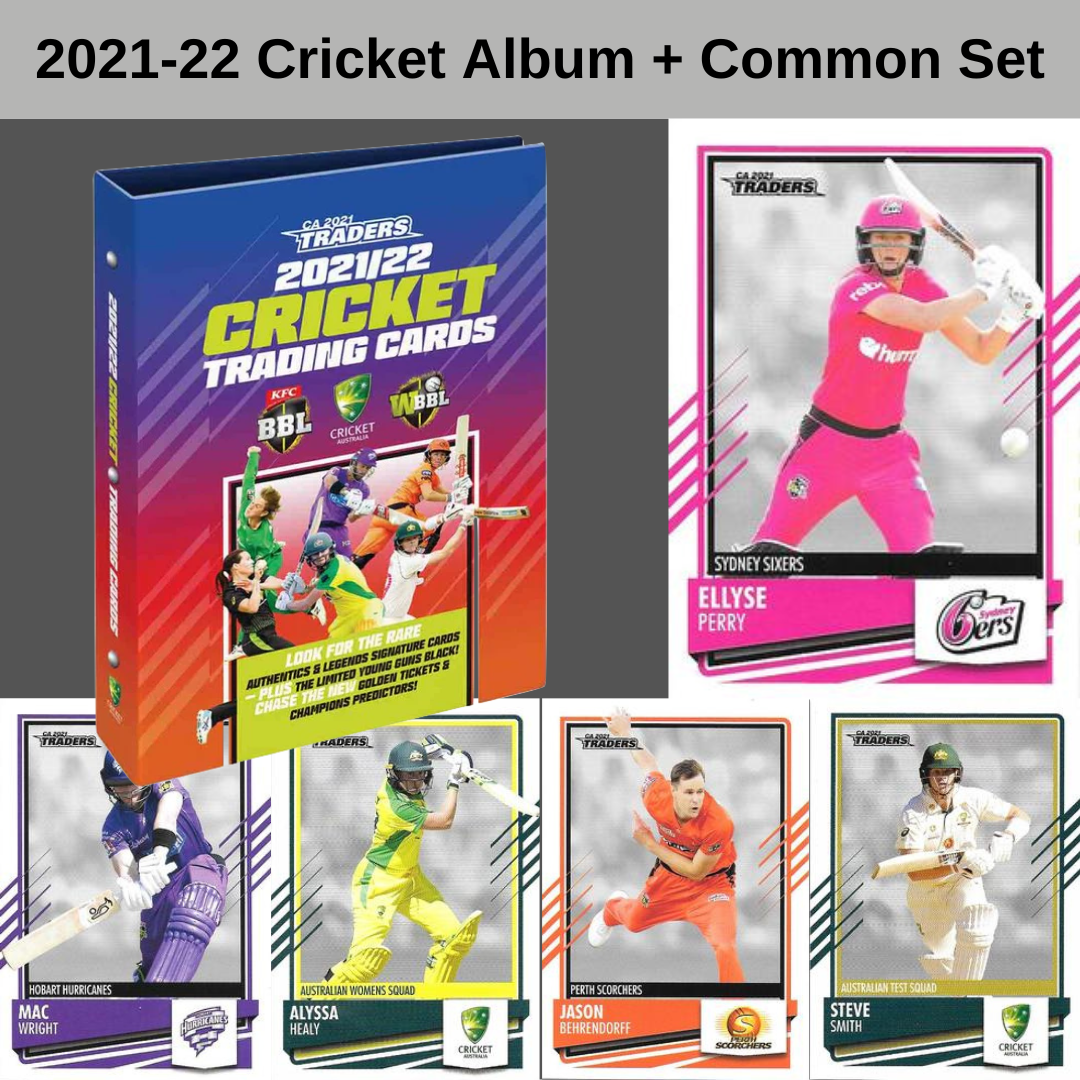 2021-22 Cricket Common Set + Album – Dave and Jazzy's Collectables
