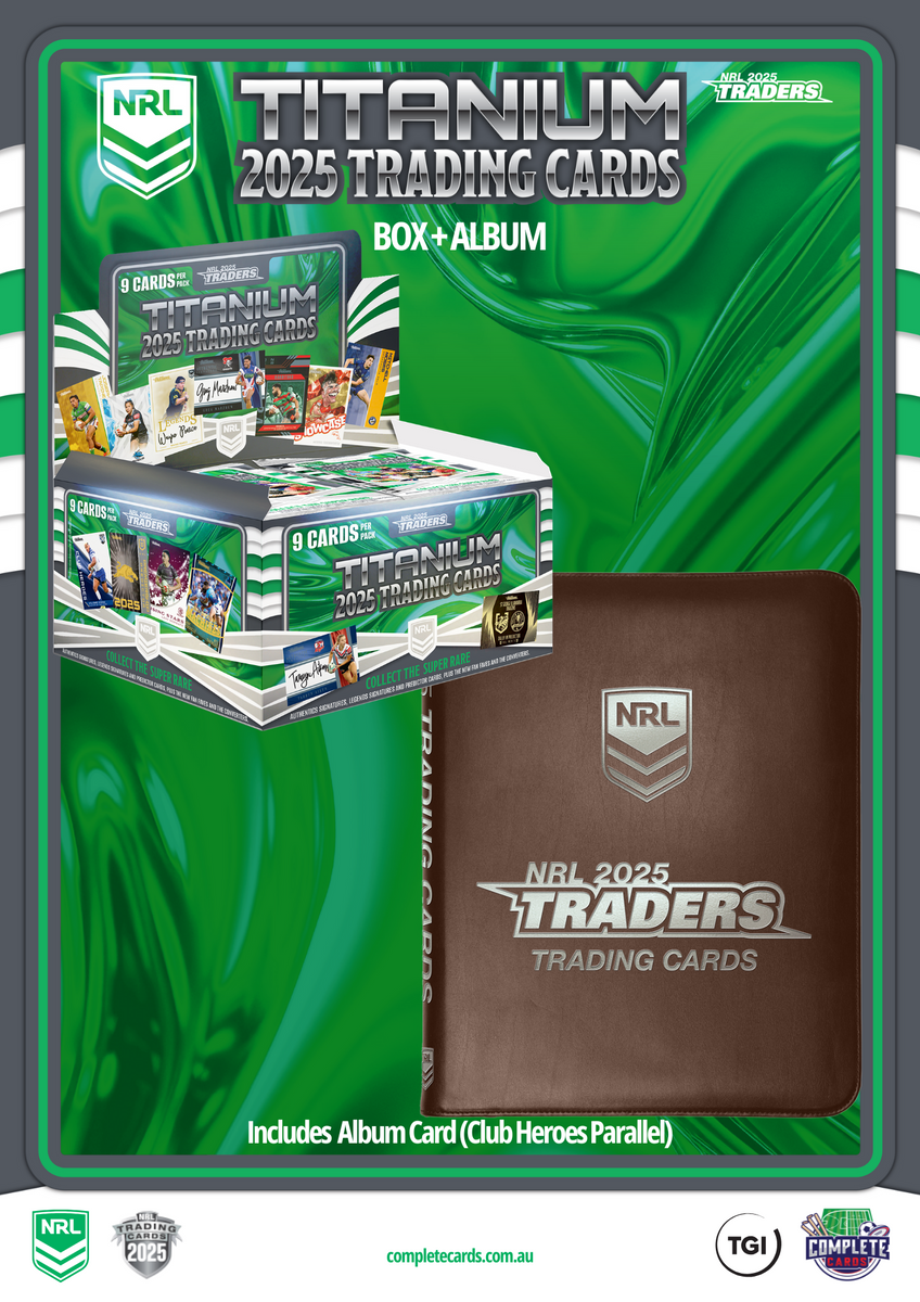 2025 NRL Traders - Box + Album – Dave and Jazzy's Collectables
