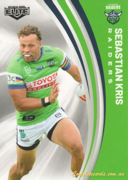 2024 NRL Elite - Common - 013 - Sebastian Kris - Canberra Raiders ...
