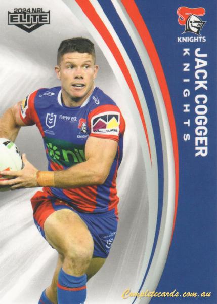 2024 NRL Elite - Common - 075 - Jack Cogger - Newcastle Knights – Dave ...