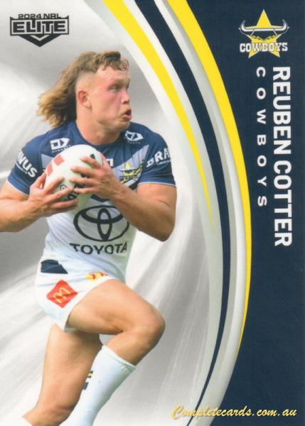 2024 NRL Elite - Common - 083 - Reuben Cotter - North Queensland Cowbo ...