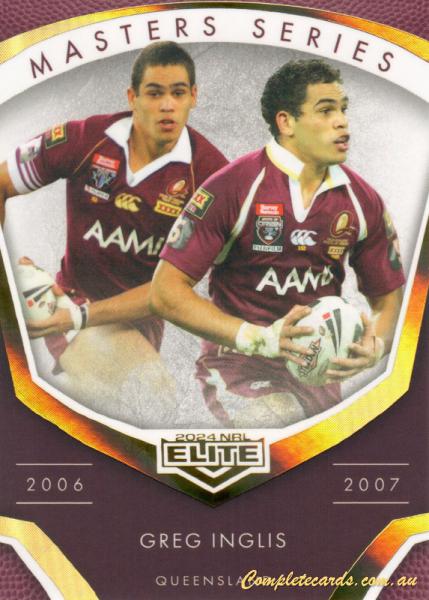2024 NRL Elite - Master Series Greg Inglis - MS 8 - 2006-07 - Queensla ...