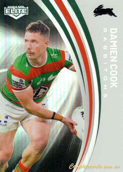 2024 NRL Elite - Pearl Silver - P 111 - Damien Cook - South Sydney Rab ...