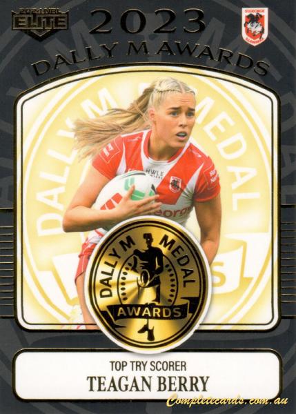 2024 NRL Elite - Dally M Awards - DM 34 - Teagan Berry - St. George-Il ...