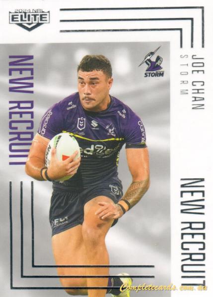2024 NRL Elite - New Recruit - NR 16 - Joe Chan - Melbourne Storm ...