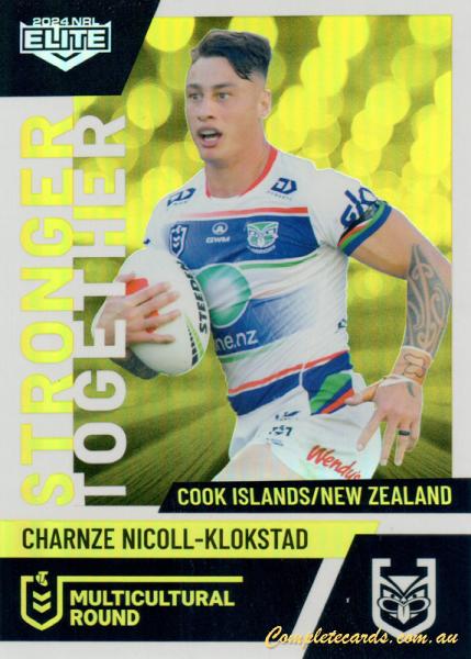 2024 NRL Elite - Multicultural Round - MR 32 - Charnze Nicoll-Klokstad ...