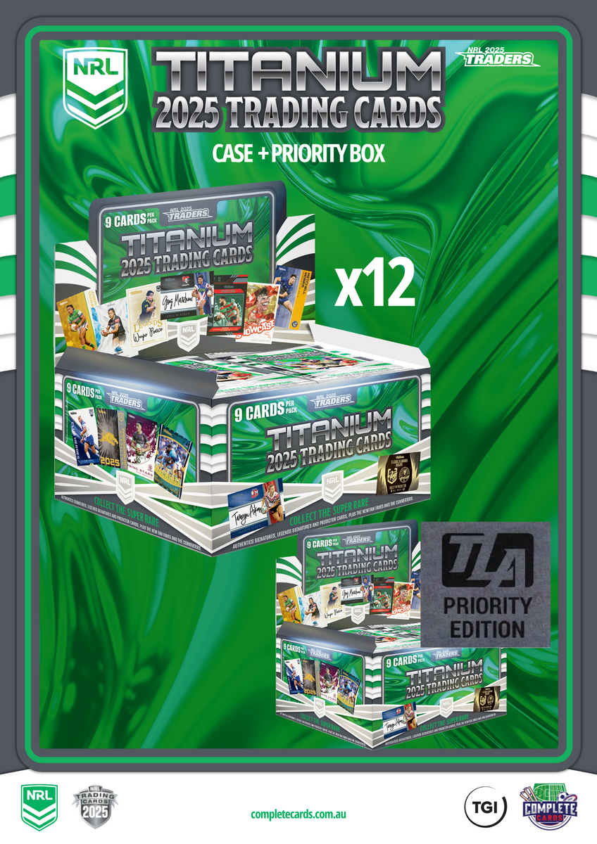 2025 NRL Traders - Case (12 Boxes) + Priority Box – Dave and Jazzy's ...
