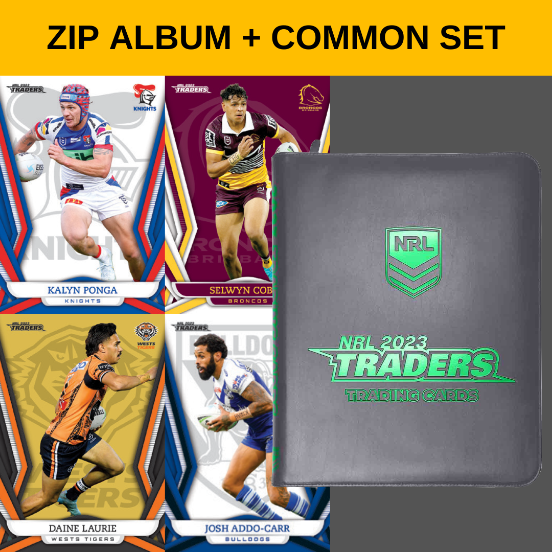 2023 NRL TITANIUM SEALED ALBUM + COMMON SET – Dave and Jazzy's Collectables