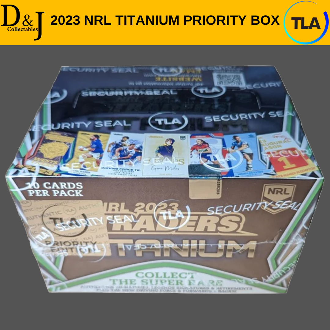 2023 NRL TITANIUM SEALED PRIORITY BOX – Dave and Jazzy's Collectables