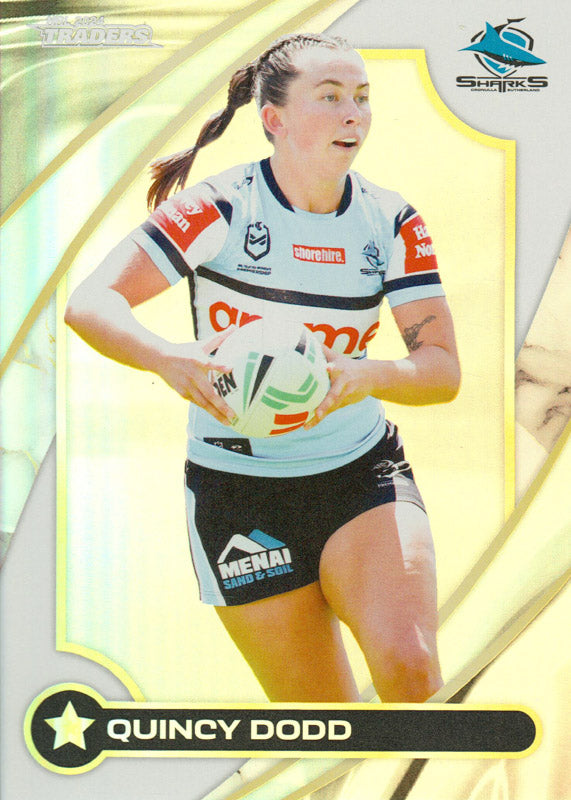 2024 NRL Traders - NRL Women - W 14 - Quincy Dodd - Cronulla-Sutherlan ...