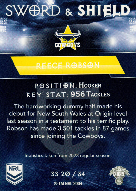 2024 NRL Traders - Sword & Shield - SS 20 - Reece Robson - North Queen ...