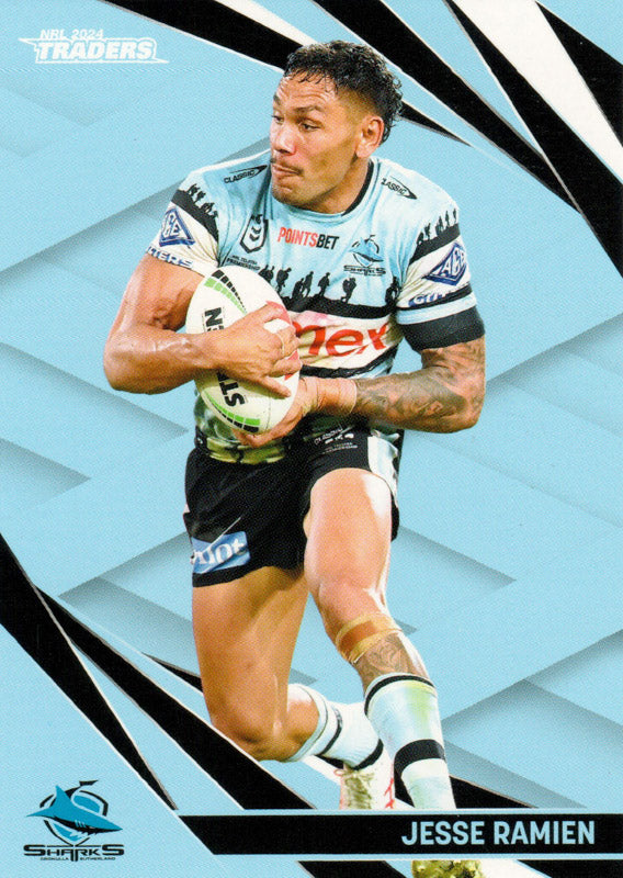 2024 NRL Traders - Common - 035 - Jesse Ramien - Cronulla-Sutherland S ...