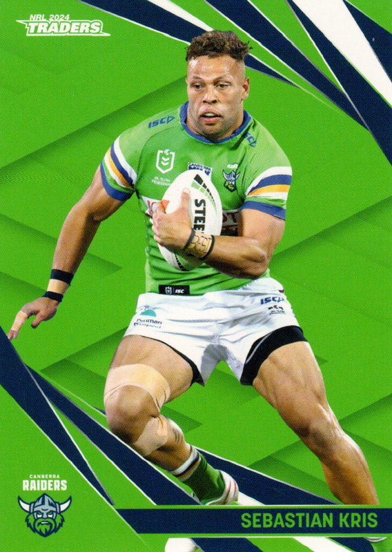 2024 NRL Traders - Common - 013 - Sebastian Kris - Canberra Raiders ...