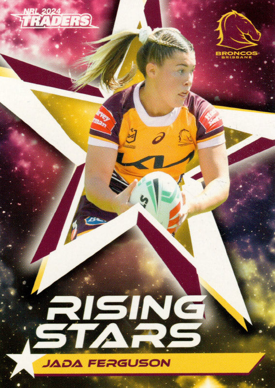 2024 NRL Traders - Rising Stars - RS 05 - Jada Ferguson - Brisbane Bro ...