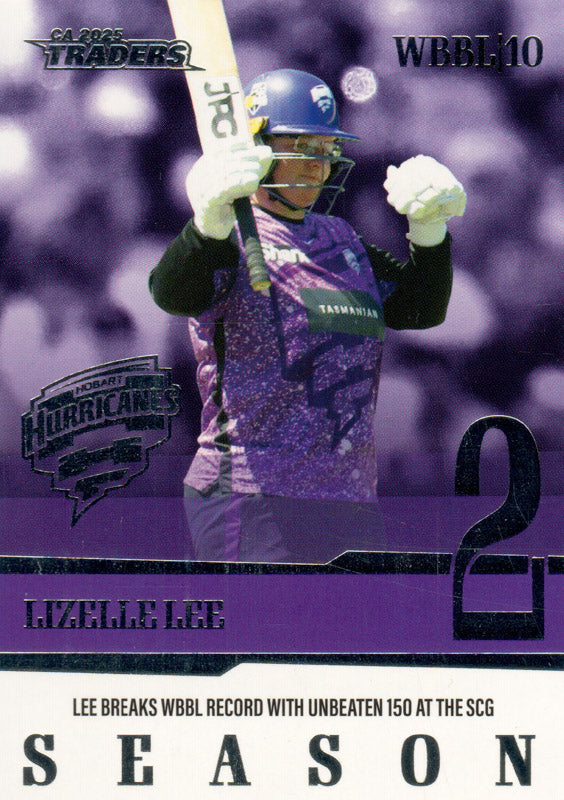 2025-26 Cricket Traders - Season To Remember - STR 07 - Lizelle Lee ...