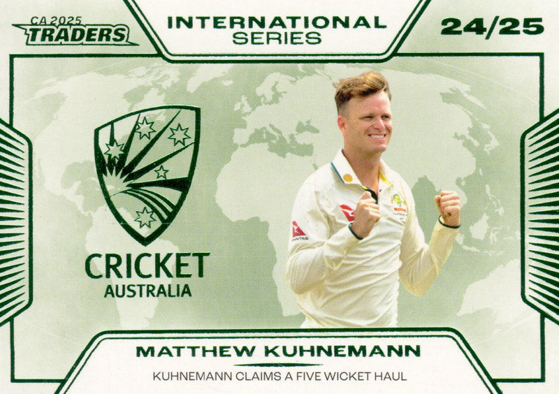 2025-26 Cricket Traders - International Series - IS 21 - Matthew Kuhne ...
