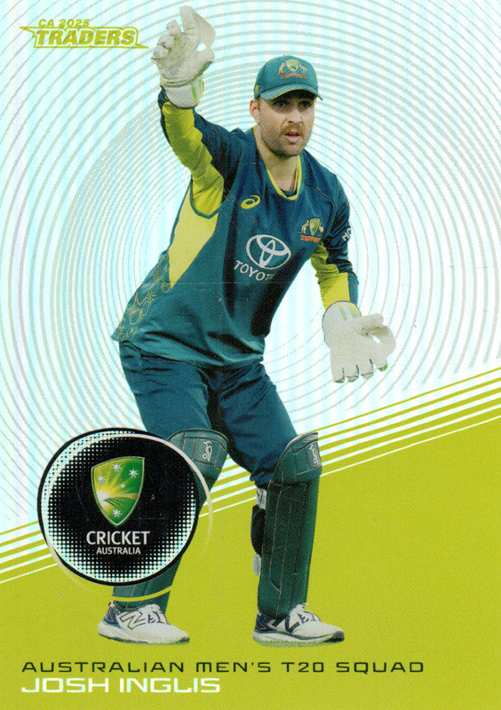 2025-26 Cricket Traders - Silver - S 022 - Josh Inglis - Australia Men ...