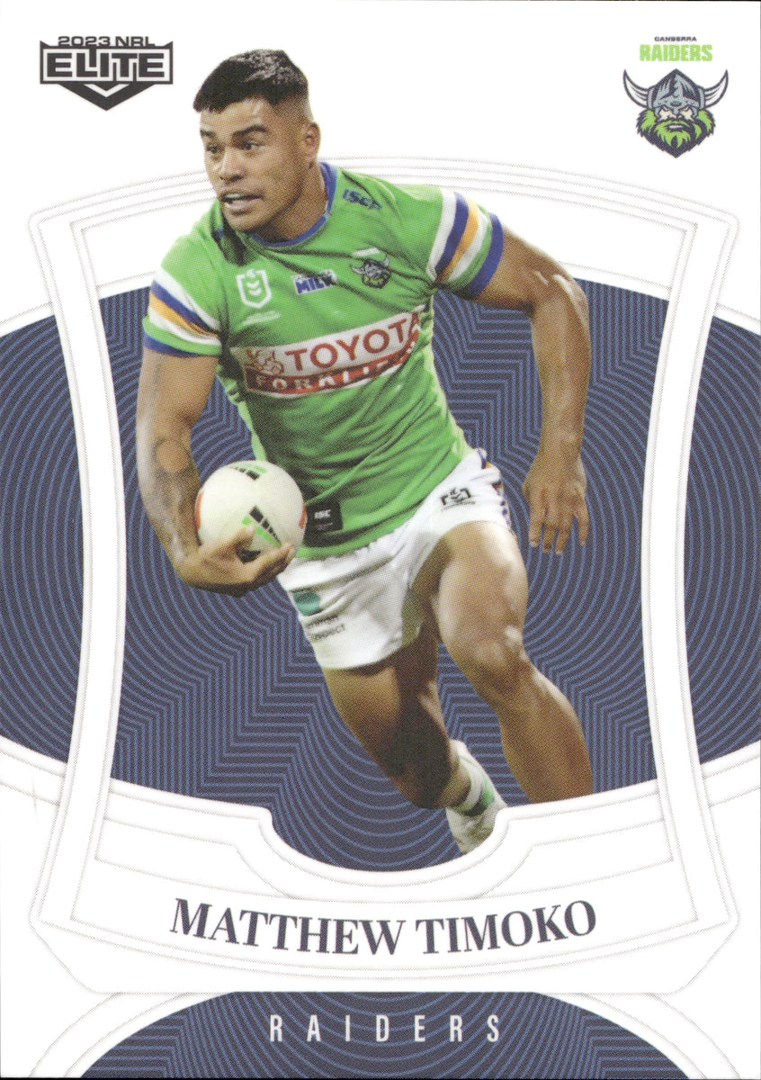 2023 NRL Elite Common Card - 015 - Matthew Timoko - Canberra Raiders ...