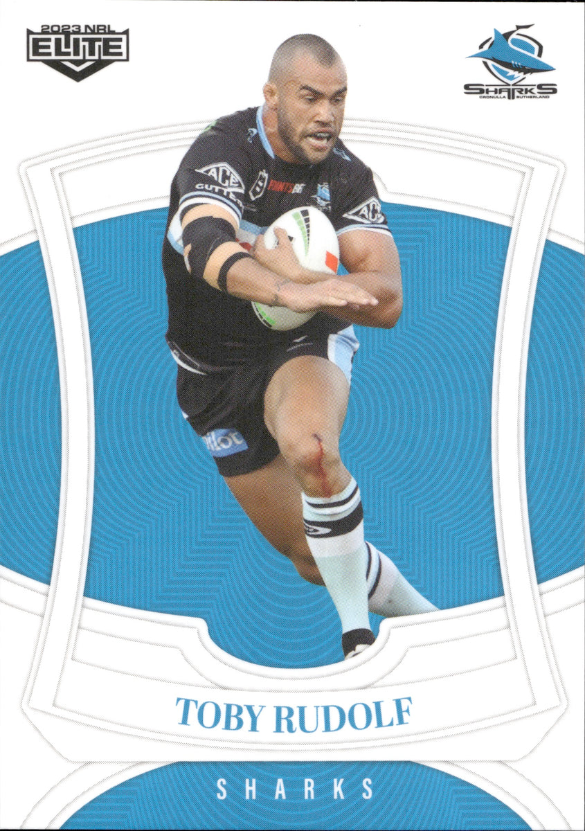 2023 NRL Elite Common Card - 035 - Toby Rudolf - Cronulla-Sutherland S ...