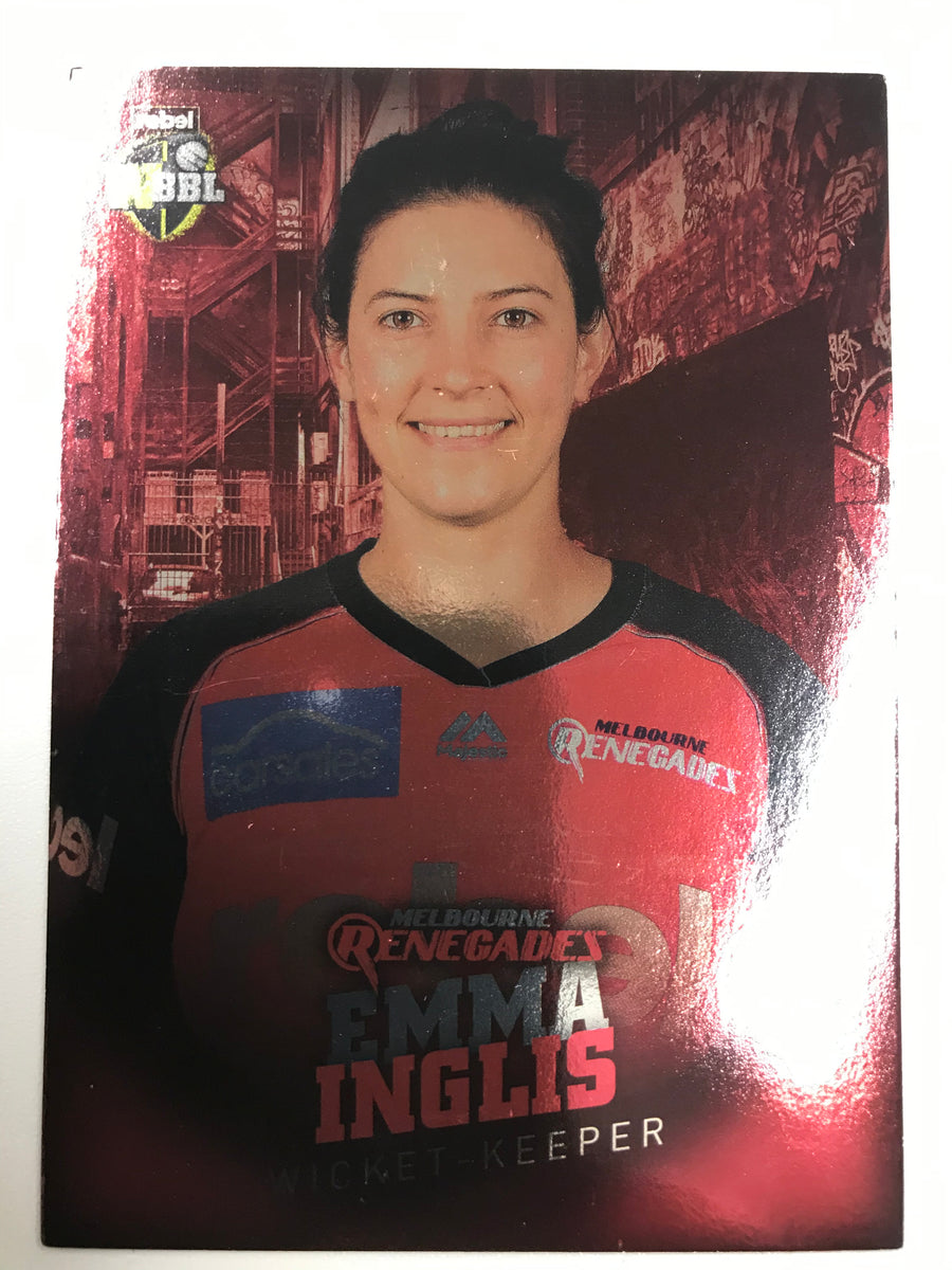 EMMA INGLIS - WBBL Silver Parallel Card #076 – Dave and Jazzy's ...