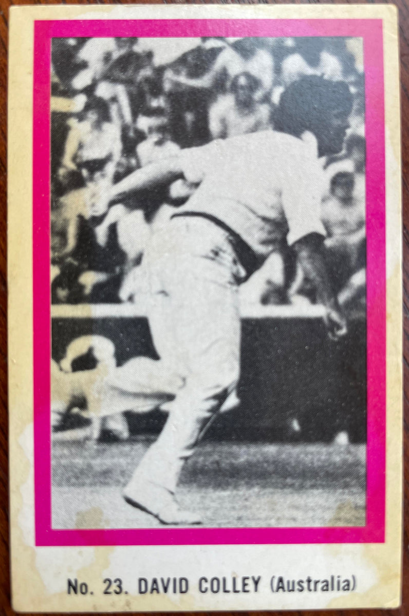 David Colley 1974 Sunicrust Card #23 – Dave and Jazzy's Collectables