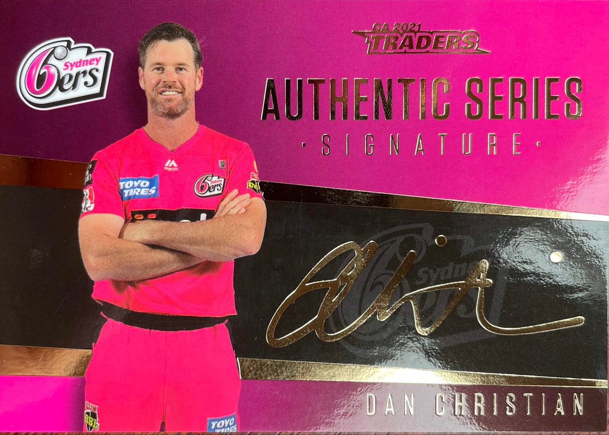DAN CHRISTIAN Authentic Foil Signature AS8/9 – Dave and Jazzy's ...