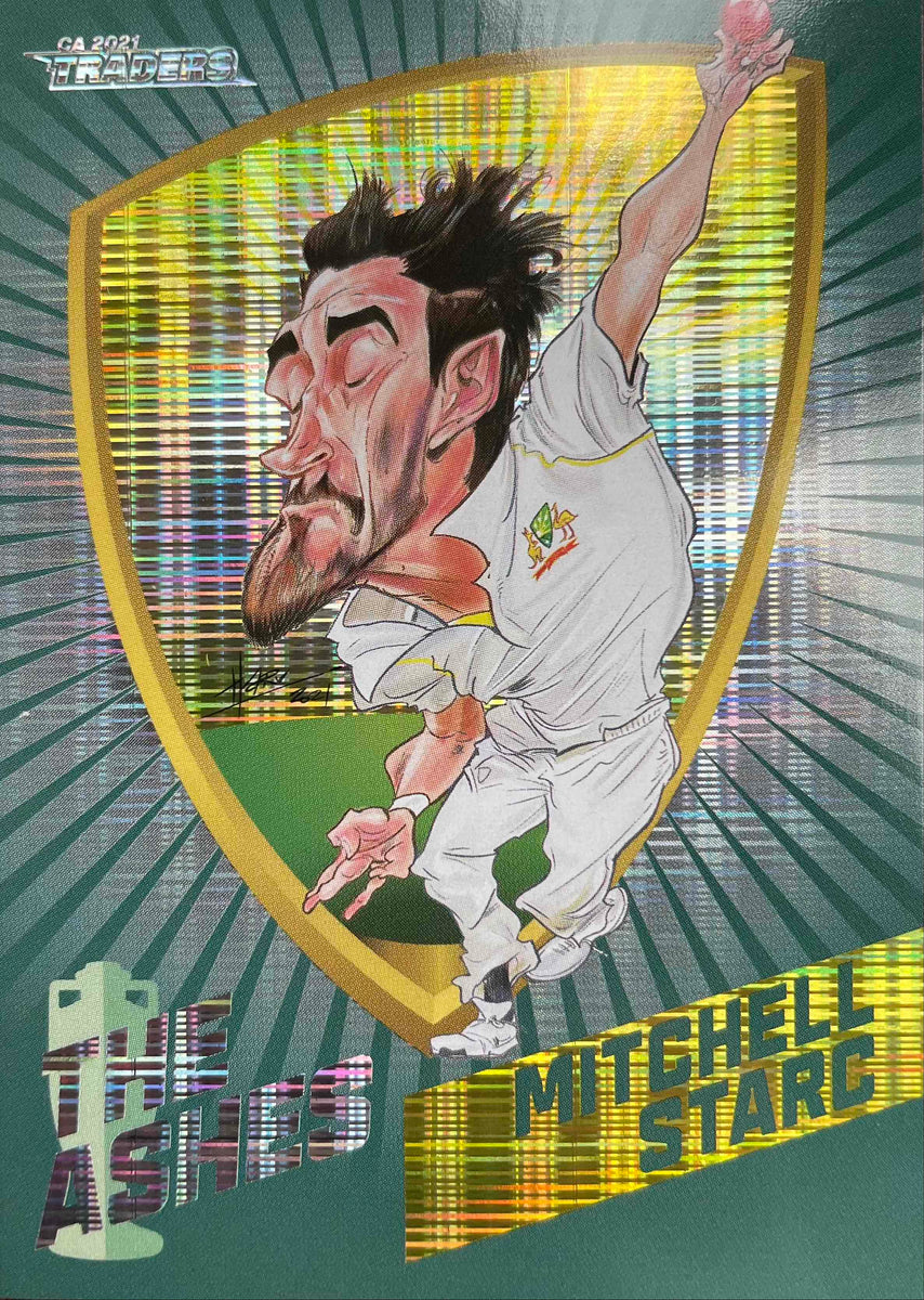 MITCH STARC BASE Caricature Card C 8/9 – Dave and Jazzy's Collectables