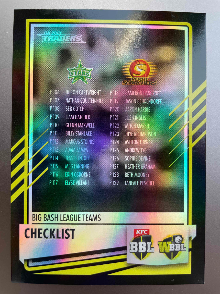 CHECKLIST 3 - BBL TEAMS 21-22 Silver Parallel P156 – Dave and Jazzy's ...