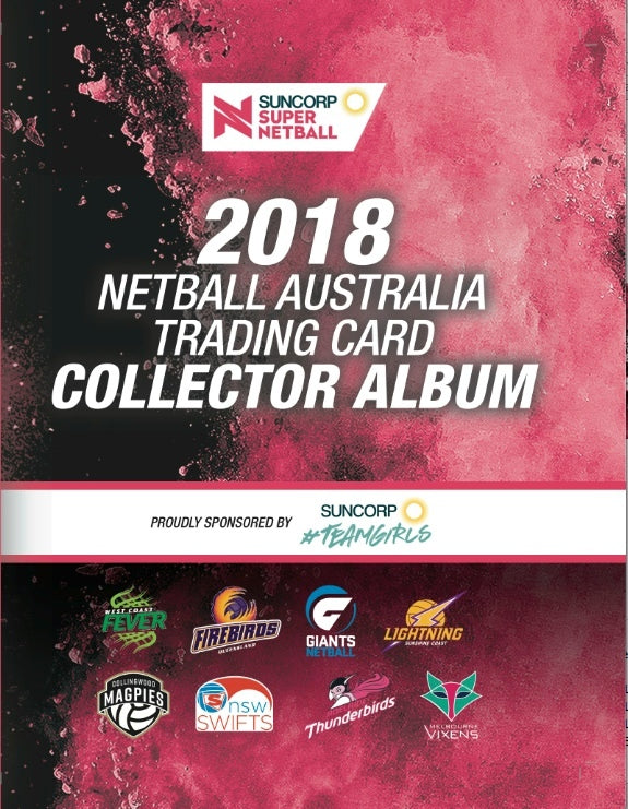 2018 NETBALL CARD ALBUM – Dave and Jazzy's Collectables
