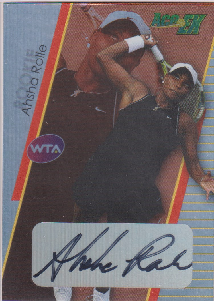 AHSHA ROLLE AUTOGRAPH 2011 ACE AUTHENTIC EX #54 01/99 1ST CARD – Dave ...