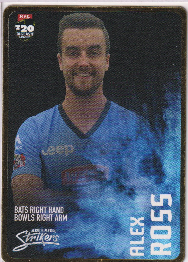 ALEX ROSS - 2014-15 BBL GOLD CARD #079 – Dave and Jazzy's Collectables