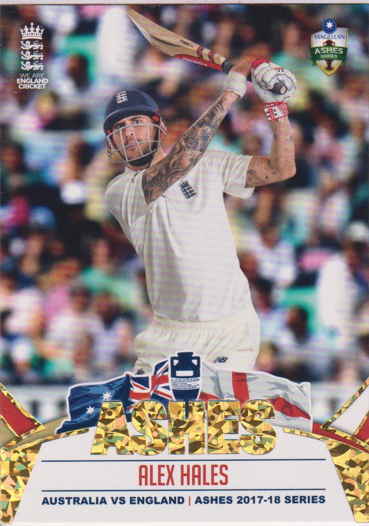ALEX HALES - ASHES GOLD CARD #035 – Dave and Jazzy's Collectables