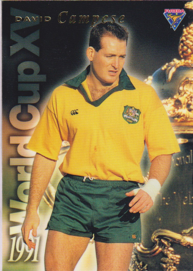 1991 WORLD CUP XV WC11 DAVID CAMPESE – Dave and Jazzy's Collectables