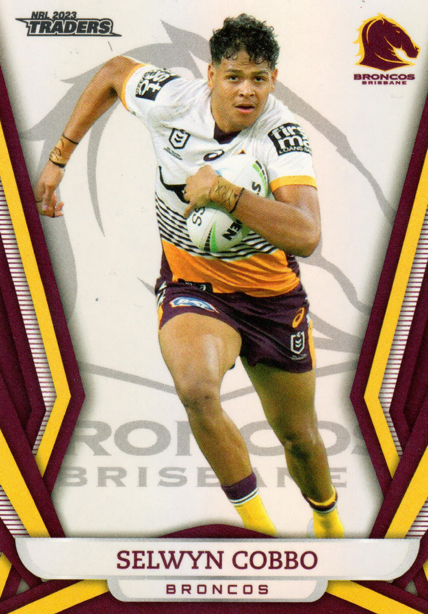 2023 NRL Titanium Pearl Silver - P004 - Selwyn Cobbo - Brisbane Bronco ...