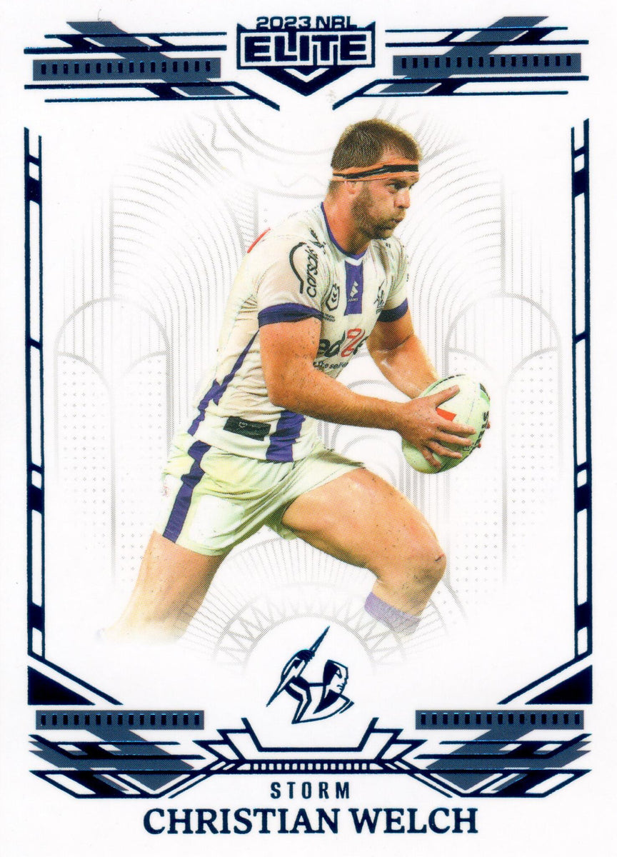 2023 NRL Elite Mojo Sapphire - MS 072 - Christian Welch - 10/22 – Dave ...