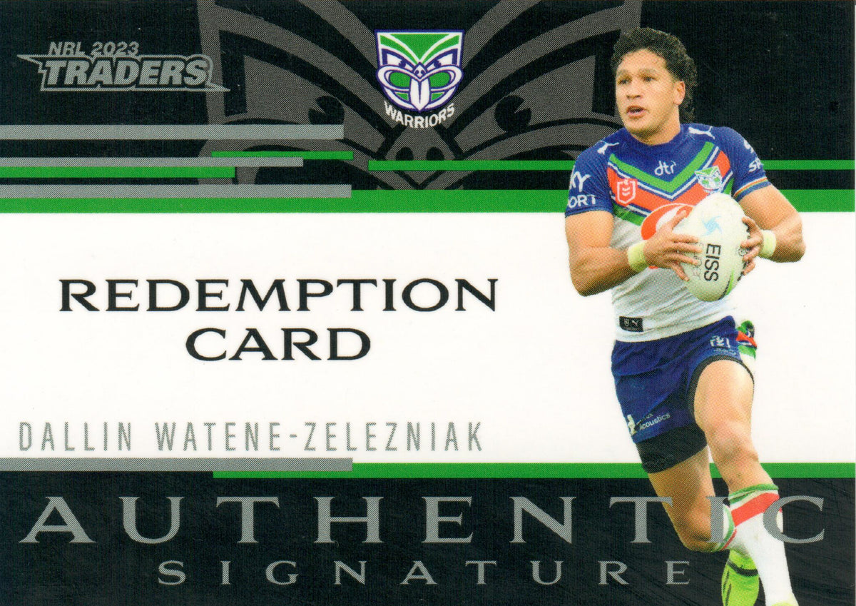 2023 NRL Titanium Authentics Signature Black - ASB 15 - Dallin Watene ...